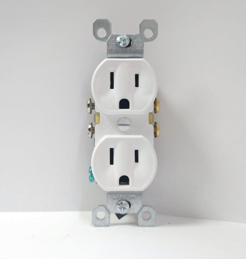 CONTACTO DUPLEX POLARIZADO ATERRIZADO 15A 127V MARFIL 05320-ICI ...